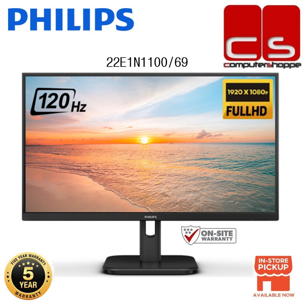 PHILIPS 22E1N1100/69 Monitor Full HD LCD (1920x1080) 100 Hz (Overclock ...