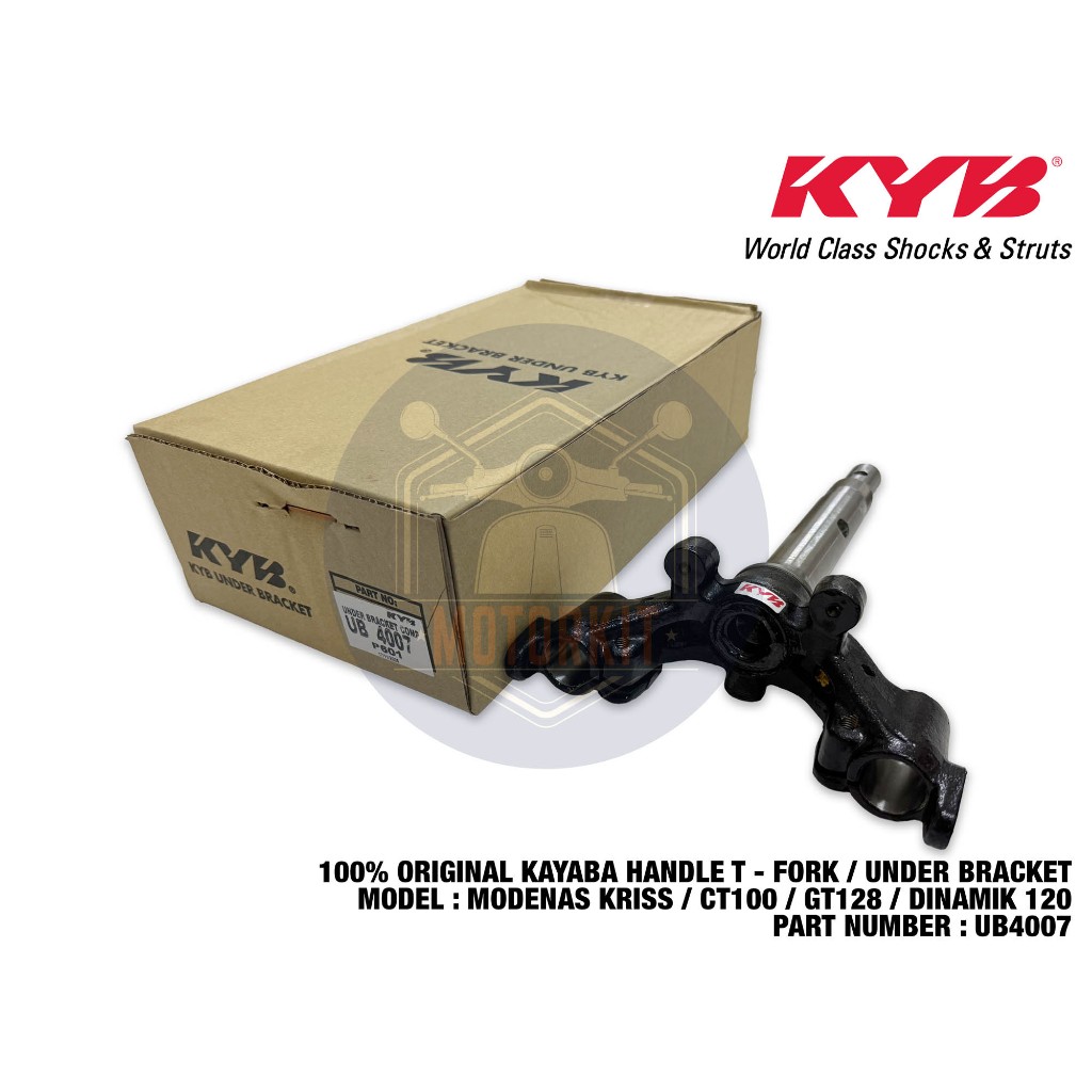 KRISS CT100 GT128 DINAMIK 120 100% ORIGINAL KYB KAYABA T FORK STEERING ...