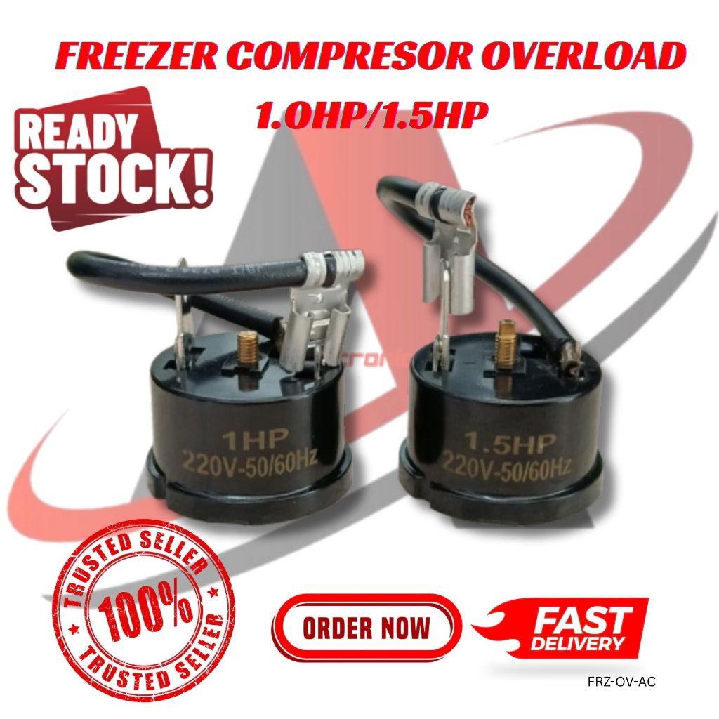FREEZER COMPRESOR OVERLOAD 1.0HP/1.5HP | Shopee Malaysia