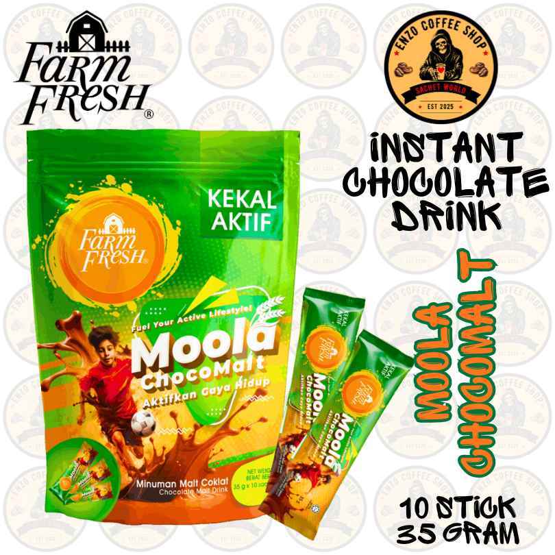 MOOLA CHOCOMALT FARM FRESH - MALT CHOCOLATE DRINK - PACK 10's & TRIPLE ...