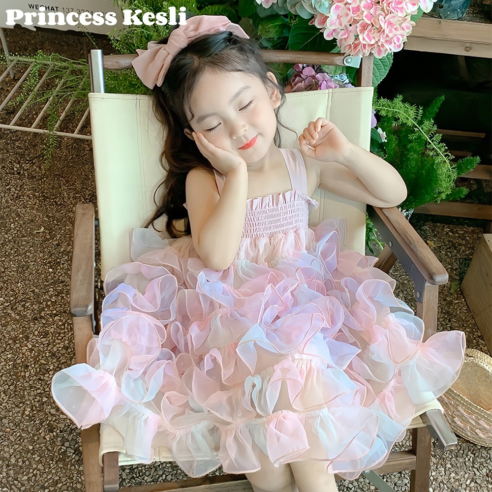 PRINCESS KESLI 1-9 Tahun Baby Girl Princess Dress For Kids Birthday ...