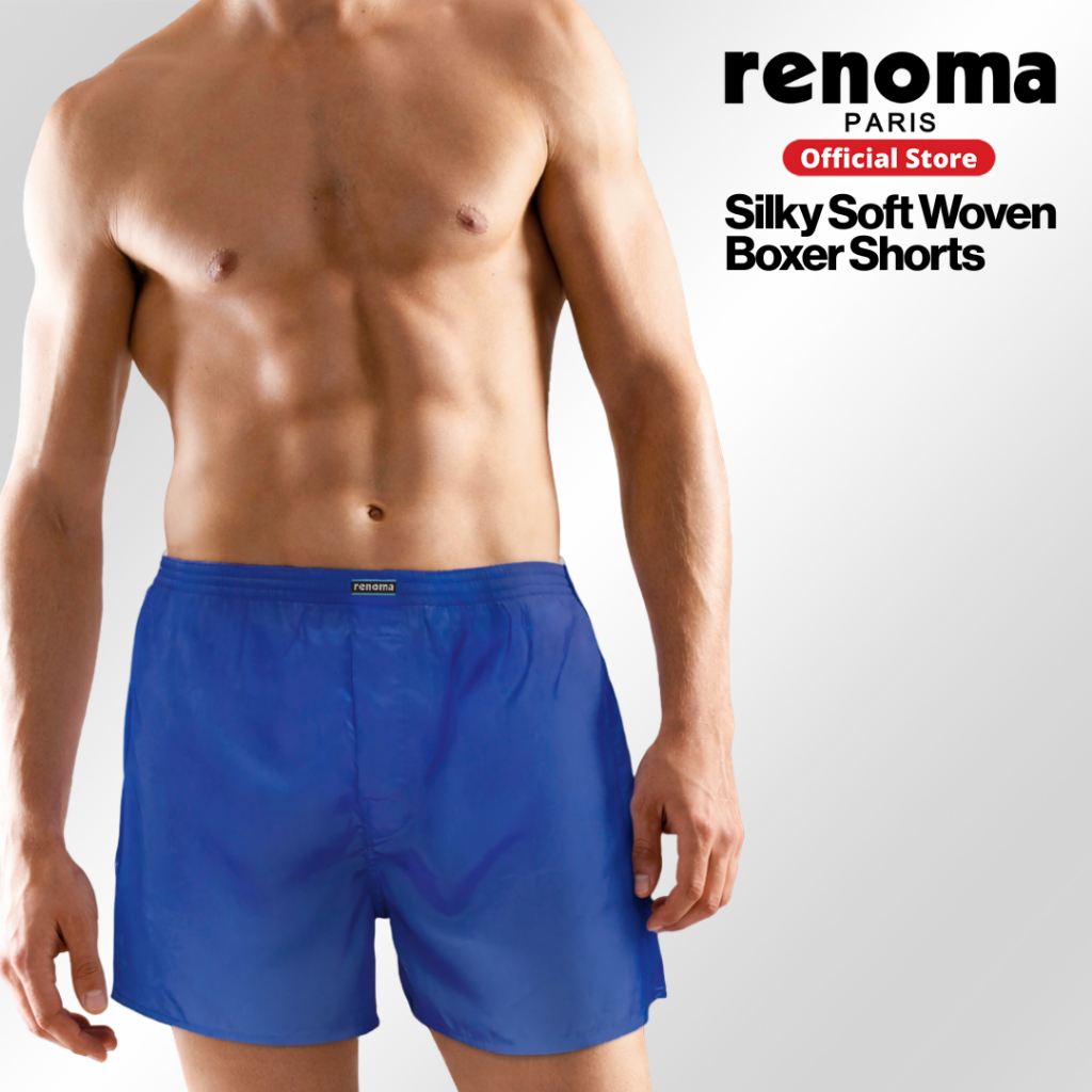 Renoma Silky Soft Woven Boxer Shorts (2pcs) | Shopee Malaysia