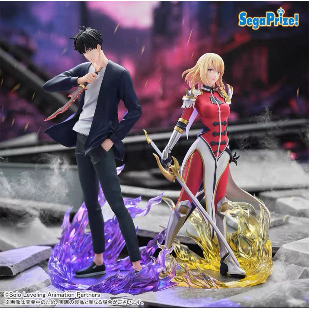 Sega Xcross Link Solo Leveling Sung jin woo cha hae-in Figure | Shopee ...