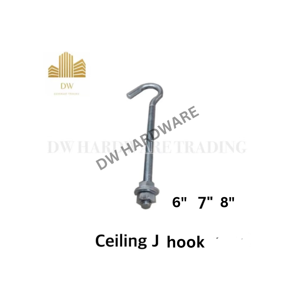 Ceiling Fan Hook/ /W Screw /O Type Ceiling Fan Hook With Wall Plug ...