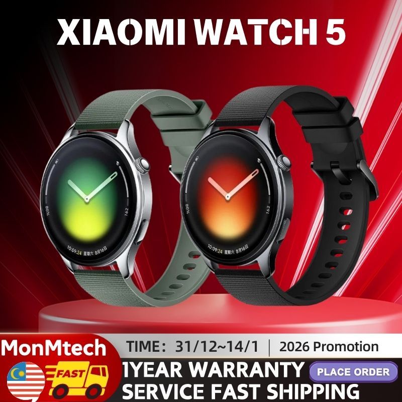Xiaomi watch 5 AMOLED 1.54 inches / HyperOS 3 Qualcomm Snapdragon W5 ...