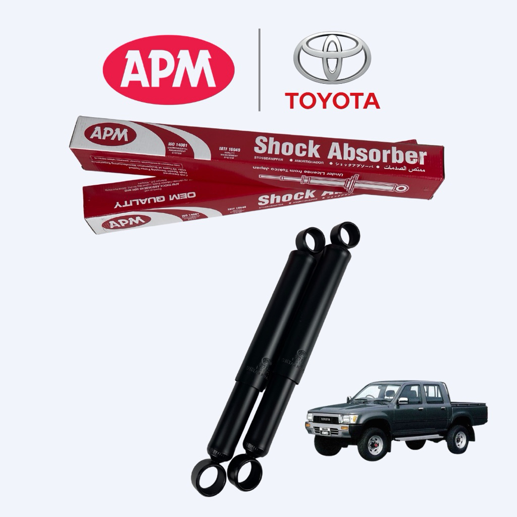 Apm Toyota Hilux LN65 LN106 83’-95’ Oil Shock Absorber Rear (2Pcs ...