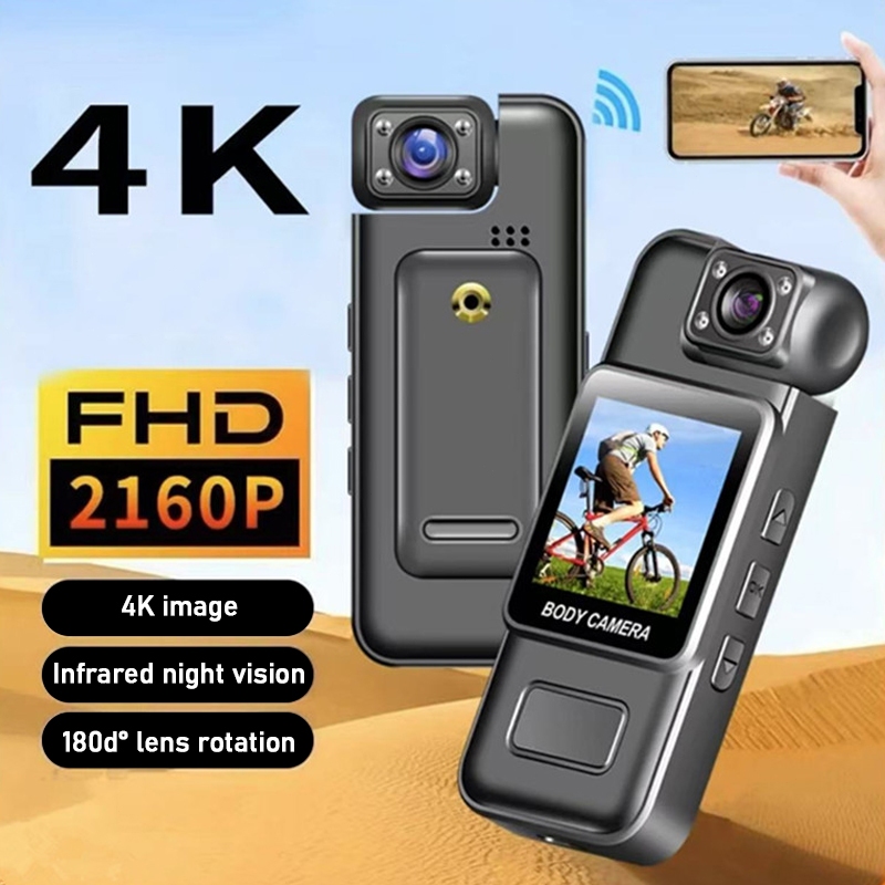 HD 4K WIFI Mini Camera Portable Digital Video Recorder Small Camcorder ...