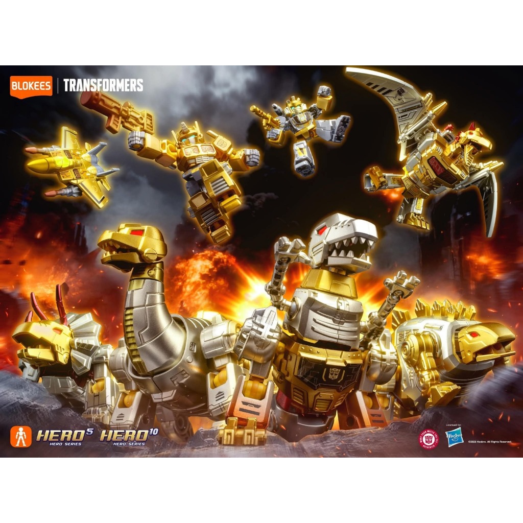 New 2026 Blokees Transformers Gold Series 03 XV03 - Dinobot Desertion ...