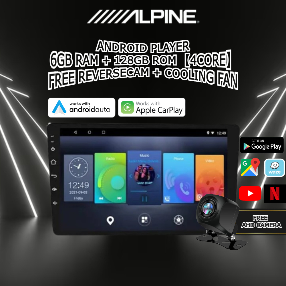 [6GB RAM+128GB ROM] ALPINE STYLE 2026 Newest CarPlay/Android Auto ...