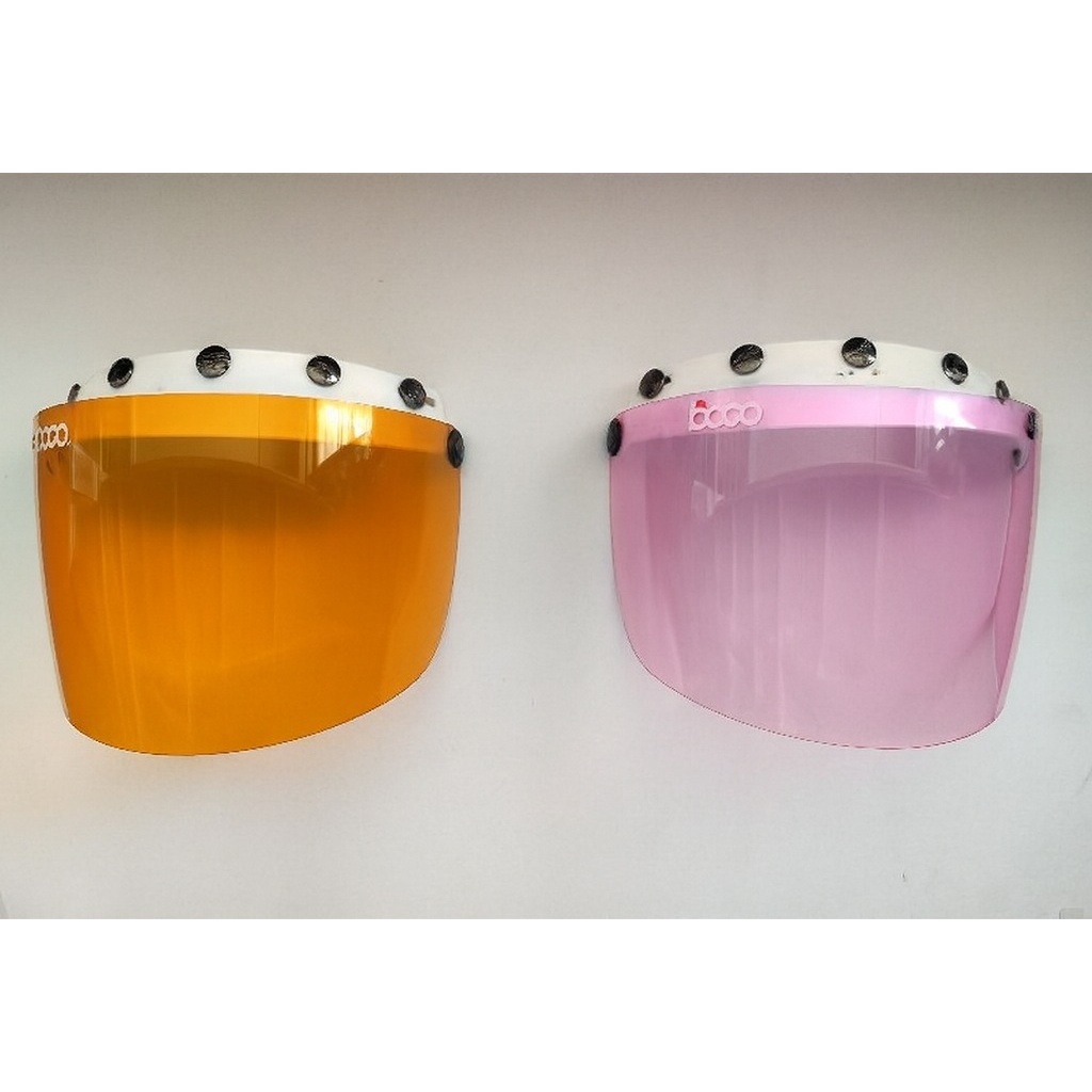 🔥BOGO BG-05 five buttons White Cap Colour Visor 🔥 | Shopee Malaysia