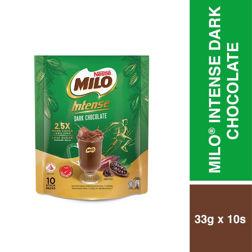MILO Intense Dark Chocolate 33g x 10s (Halal) | Shopee Malaysia
