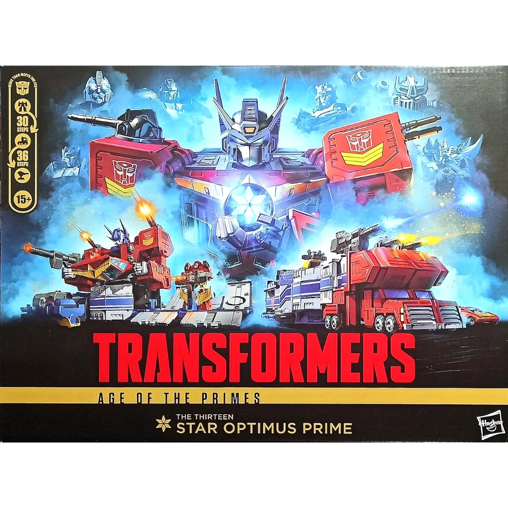 Hasbro Transformers Age of the Primes Titan Star Optimus Prime BIB ...