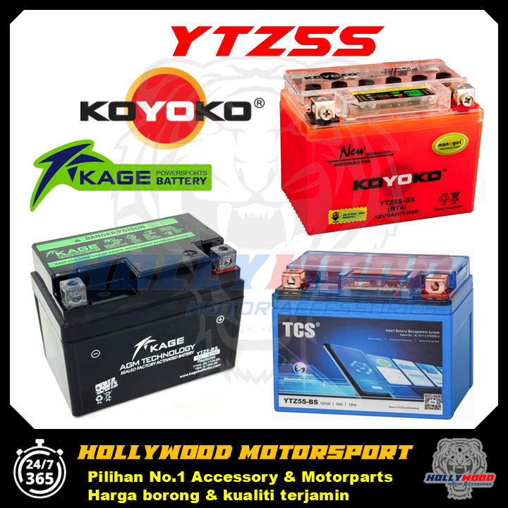BATERI MOTOR Y16 Y15 LC135 RS150 NVX NMAX ADV VARIO LAGENDA R15 MT15 ...