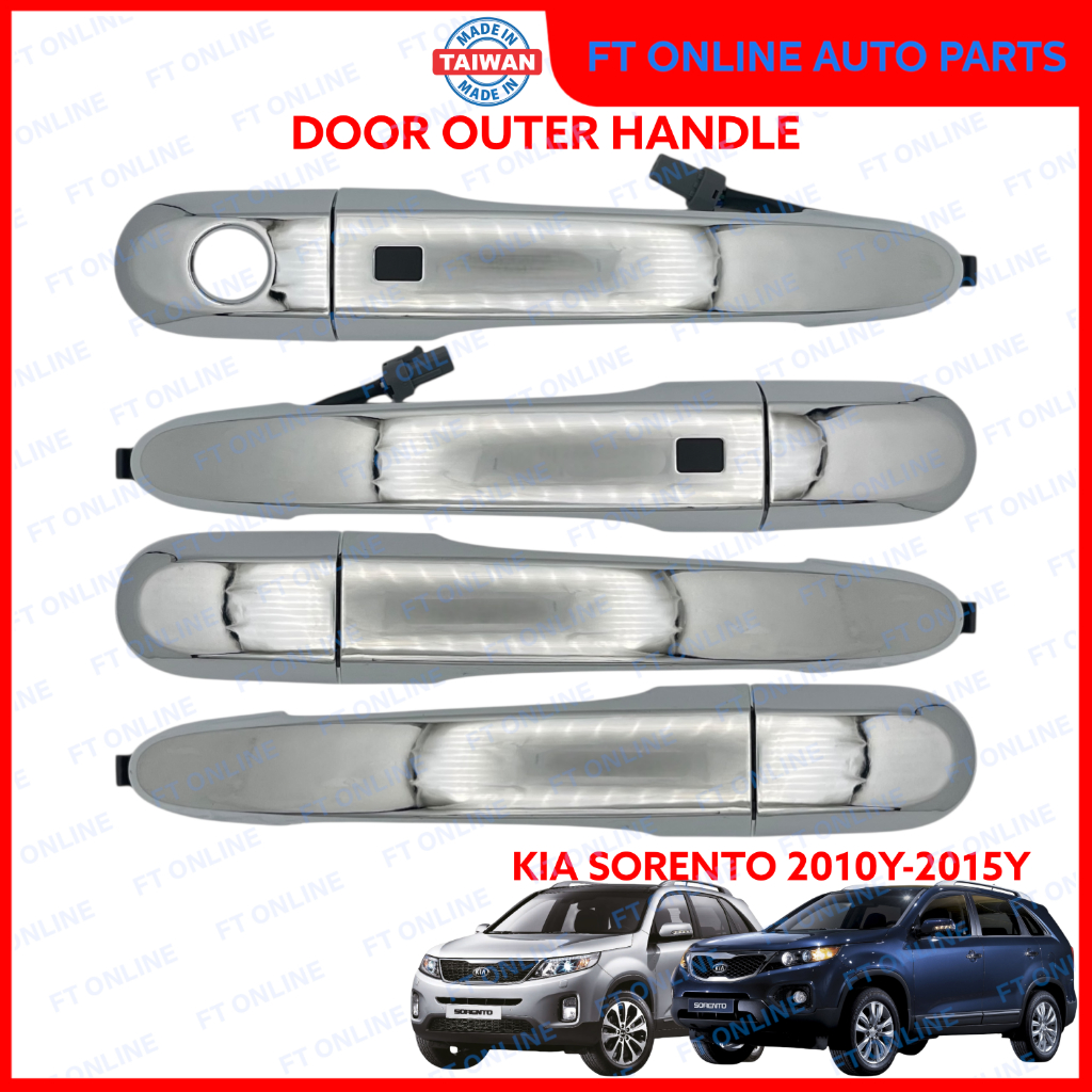 KIA SORENTO 2010-2015 XM DOOR HANDLE OUTER EXTERIOR WITH KEYLESS/SENSOR ...