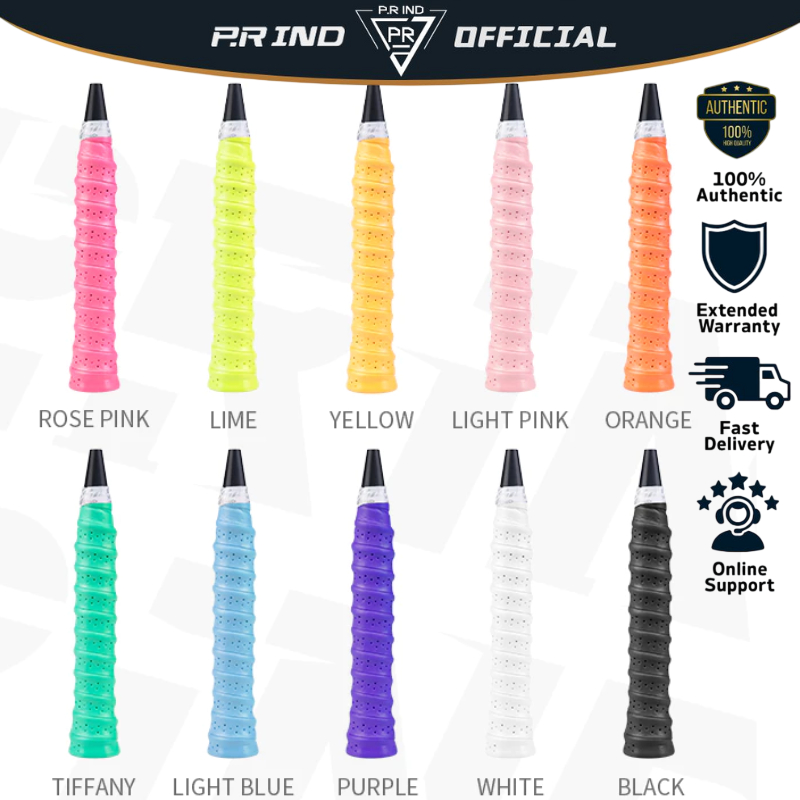 【P.R IND】Keel Grip Overgrip – Anti-Slip & Sweat-Wicking | Shopee Malaysia
