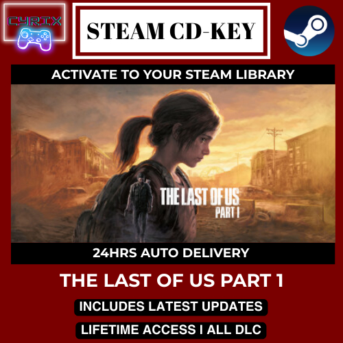 The Last of Us Part I [Auto delivery] Steam Global Activation Code (CDK ...