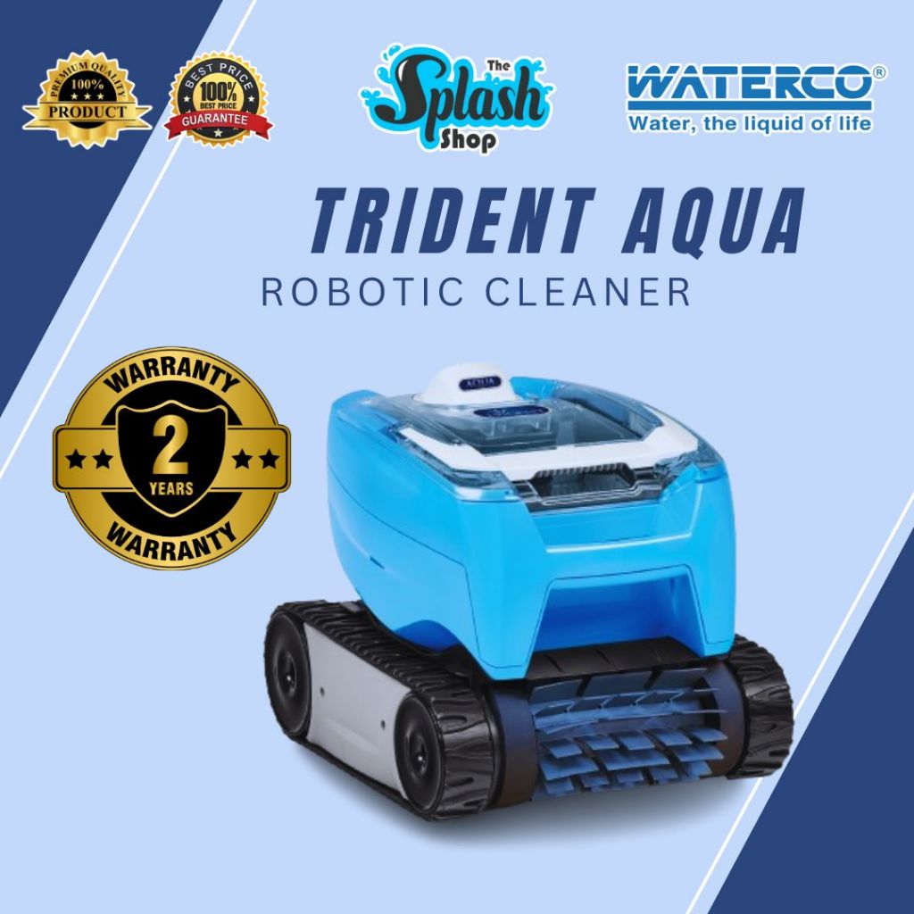 𝐏𝐎𝐎𝐋 𝐑𝐎𝐁𝐎𝐓𝐈𝐂 𝐂𝐋𝐄𝐀𝐍𝐄𝐑 - Trident AQUA Robotic Pool Cleaner : WATERCO TOP ...