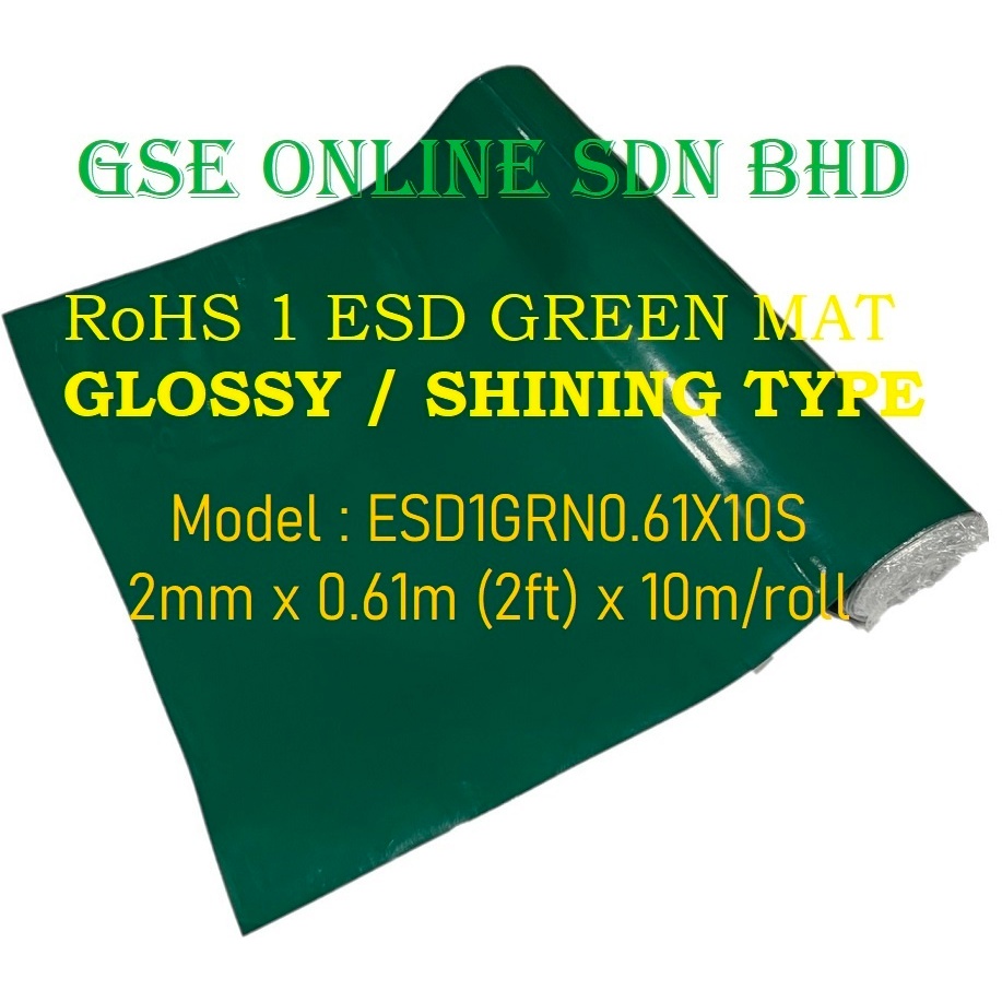 Green ESD Mat, ESD Green Table Mat, RoHS-1, Glossy/Shining Type ...