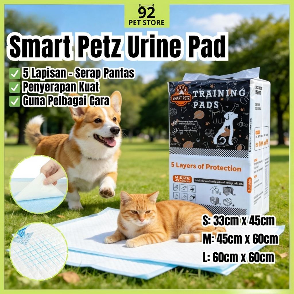 Urine Pad Training Mat Wee Wee Pad Urine Pat for Cat Dog 5 layers Dog ...