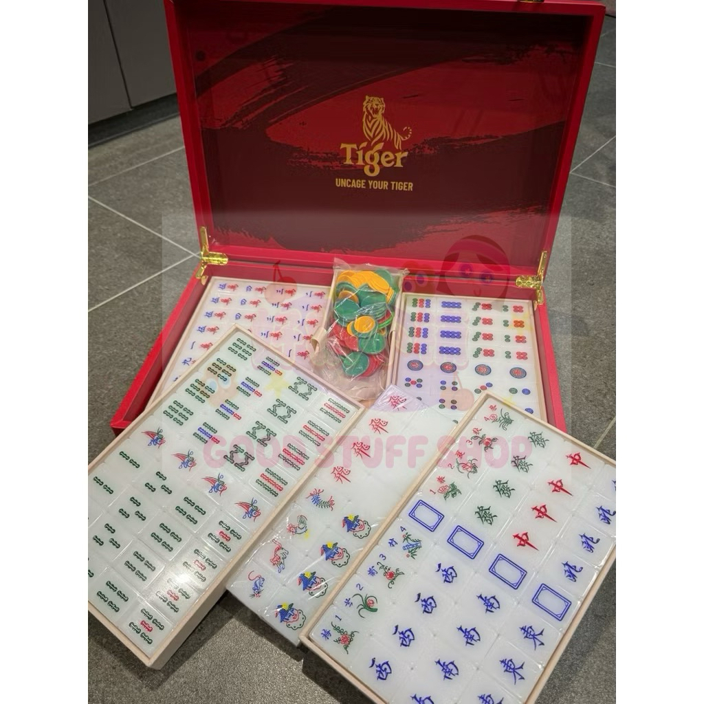 Tiger Mahjong New Set 4 Player 2026 麻雀全新4 人套组现货(Ready Stock) | Shopee ...