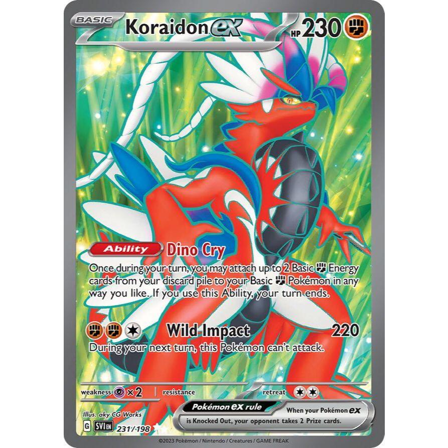 Koraidon ex #231 Pokemon Scarlet & Violet: Pokemon TCG | Shopee Malaysia
