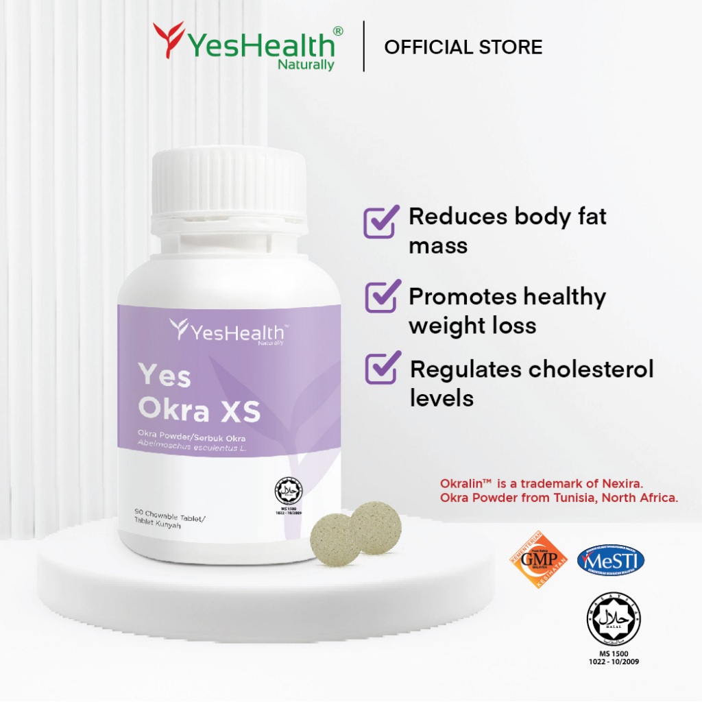 Yes Okra XS Chewable Tablet (60s) | Shopee Malaysia