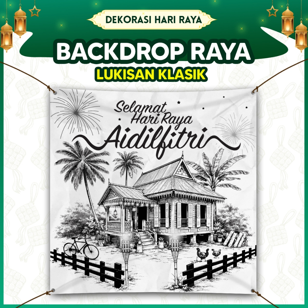 Beli backdrop hari raya background Dalam Talian Dengan Harga Terbaik ...