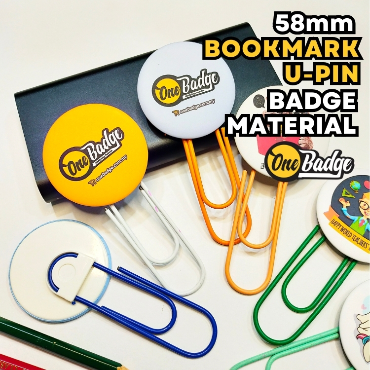 Bookmark Pin Badge Material Wholesale | 58mm Diameter | DIY Paper Clip ...