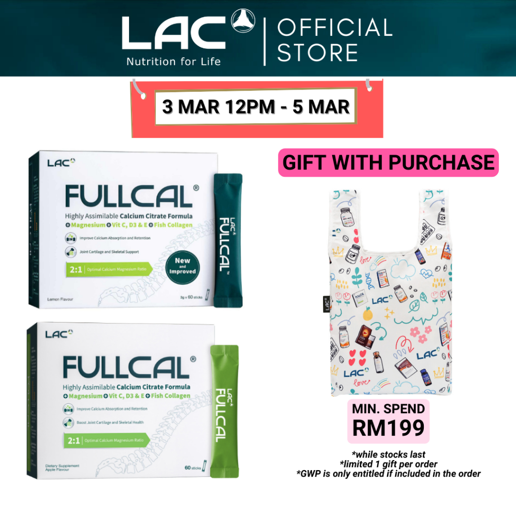 LAC FullCal (3g x 60 Sachets) [Exp Jun 2027] 01403620 | Shopee Malaysia