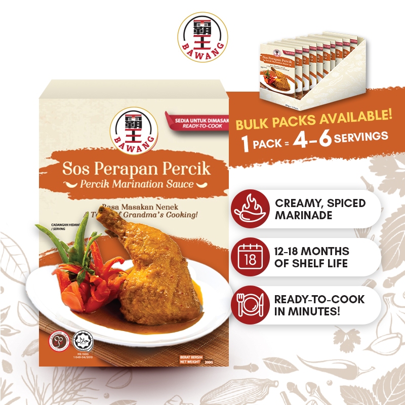 BAWANG Percik Marinade Perapan Sos Grilled Chicken Sauce Ready-to-Cook ...