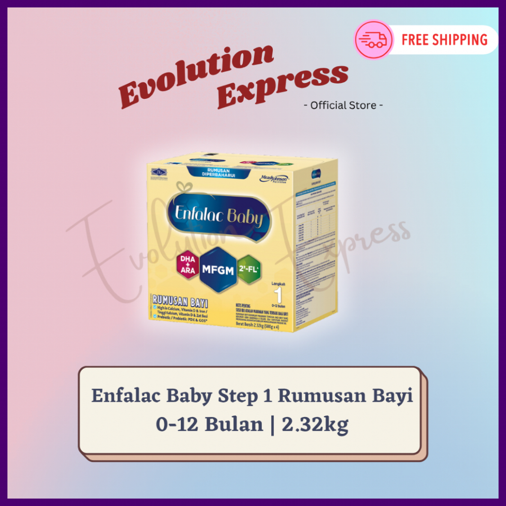 Enfalac Baby Step 1 - 900g/1.74kg/2.32kg (Rumusan Bayi) Exp: 1/2027 ...