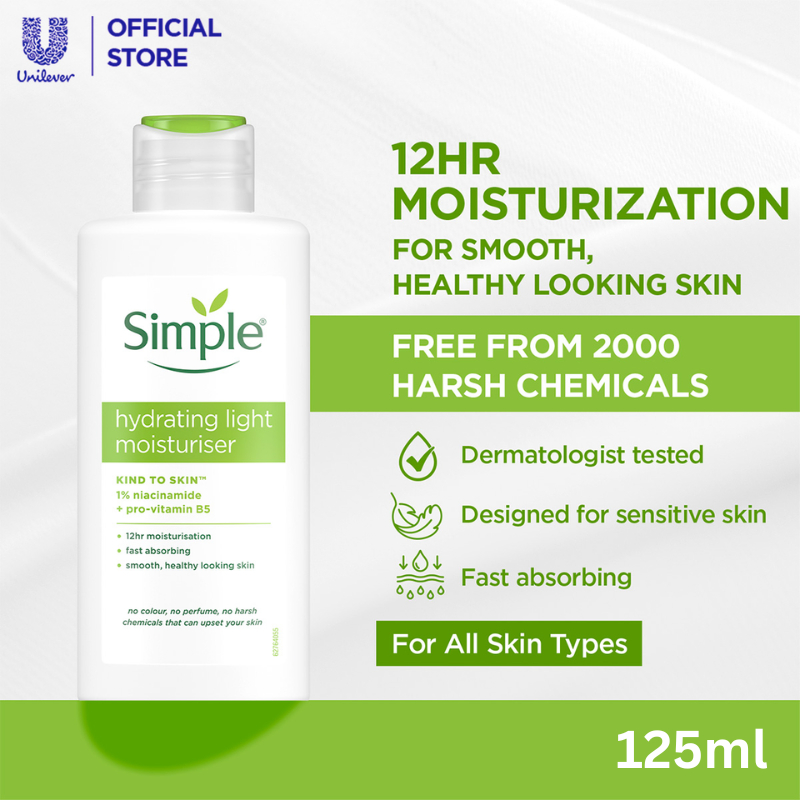 [Hydration] Simple Light Facial Moisturizer | Fast-Absorbing Daily ...