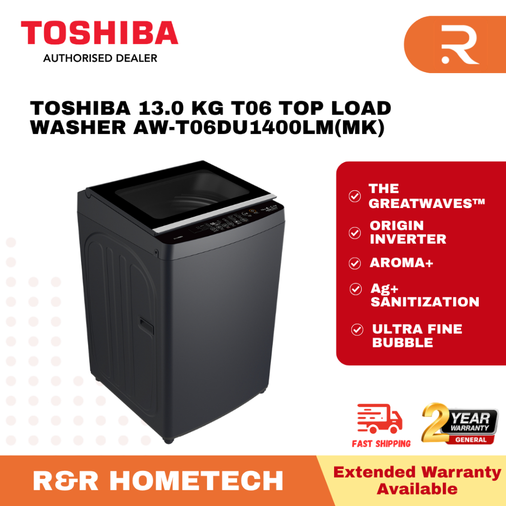 Toshiba 13KG 19KG T06 Top Load Washer Origin Inverter / Mesin Basuh ...