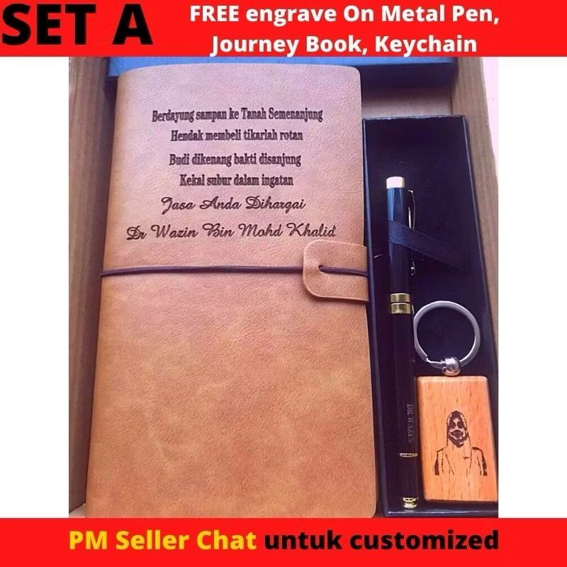 CUSTOM TULISAN surprise gift box Free engrave quote and name Journey ...