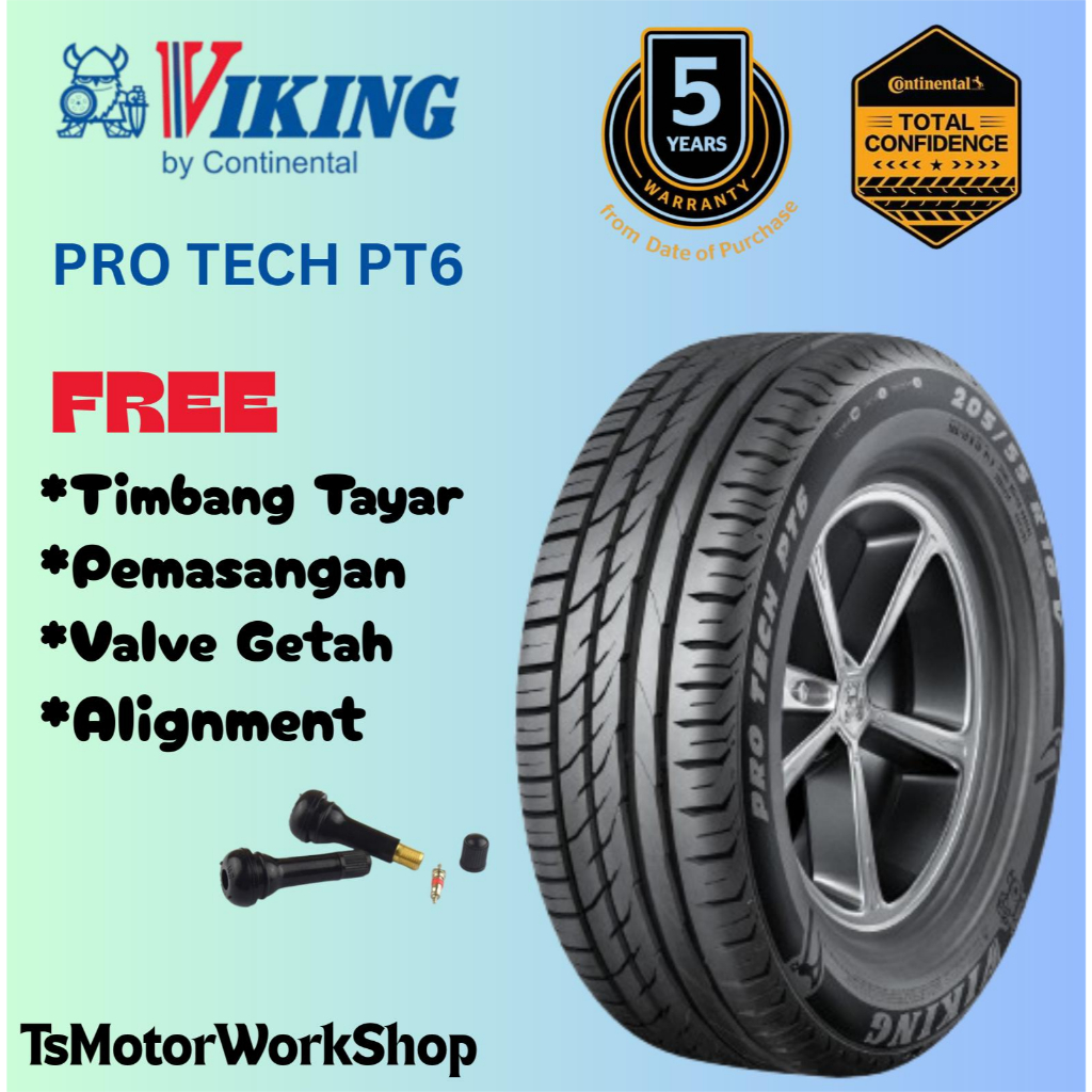TAYAR VIKING PT6 (TAHUN 2025) FREE VALVE GETAH DENGAN SETIAP 1BIJI ...