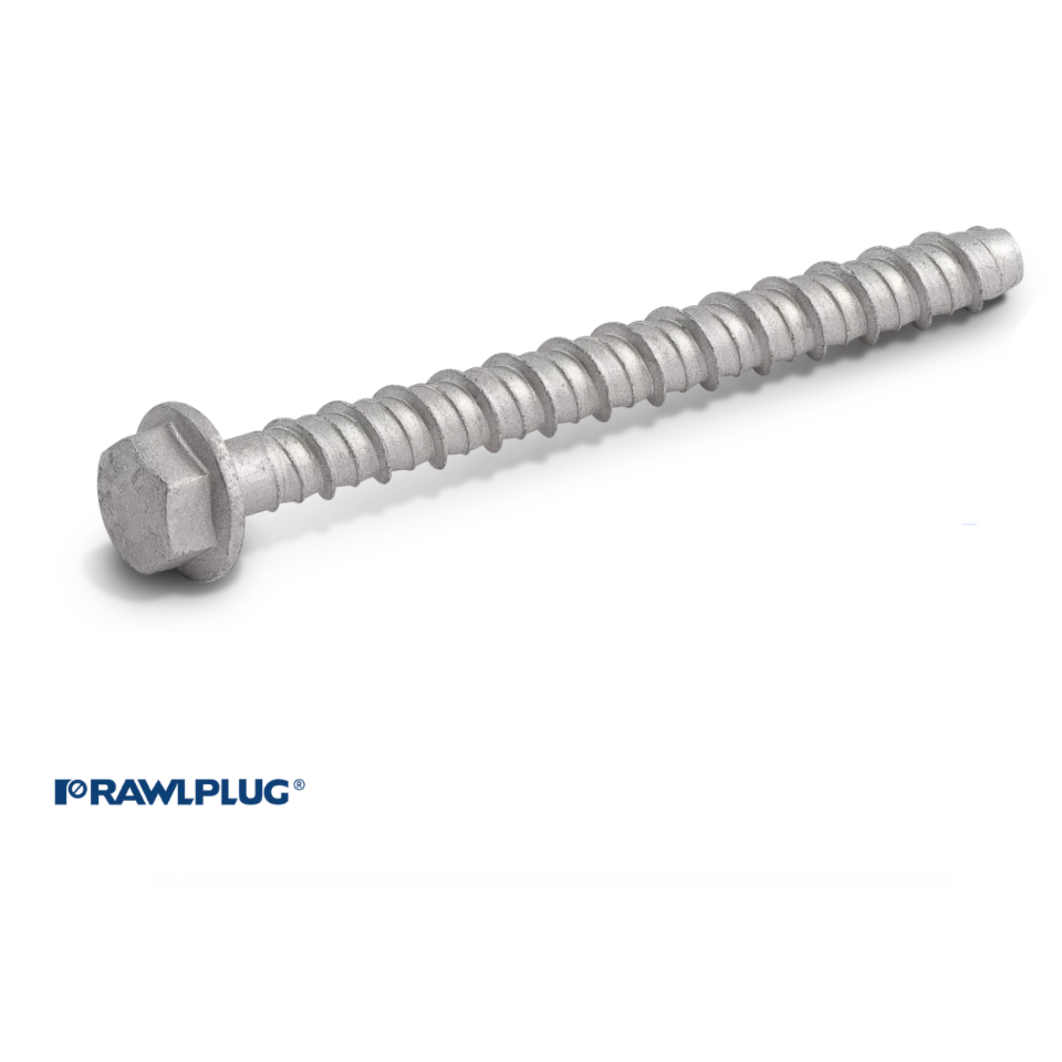 Rawlplug R-LX-HF-ZF Zinc flake coated Hex with Flange Concrete Screw Anchor | Shopee Malaysia