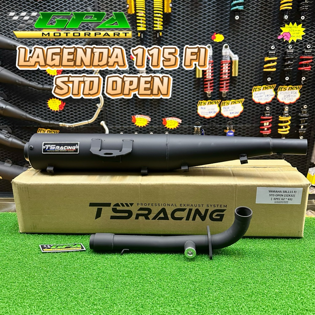 TS RACING EKZOS STD OPEN LAGENDA 115 FI PNP 25MM 28MM 32MM | Shopee ...
