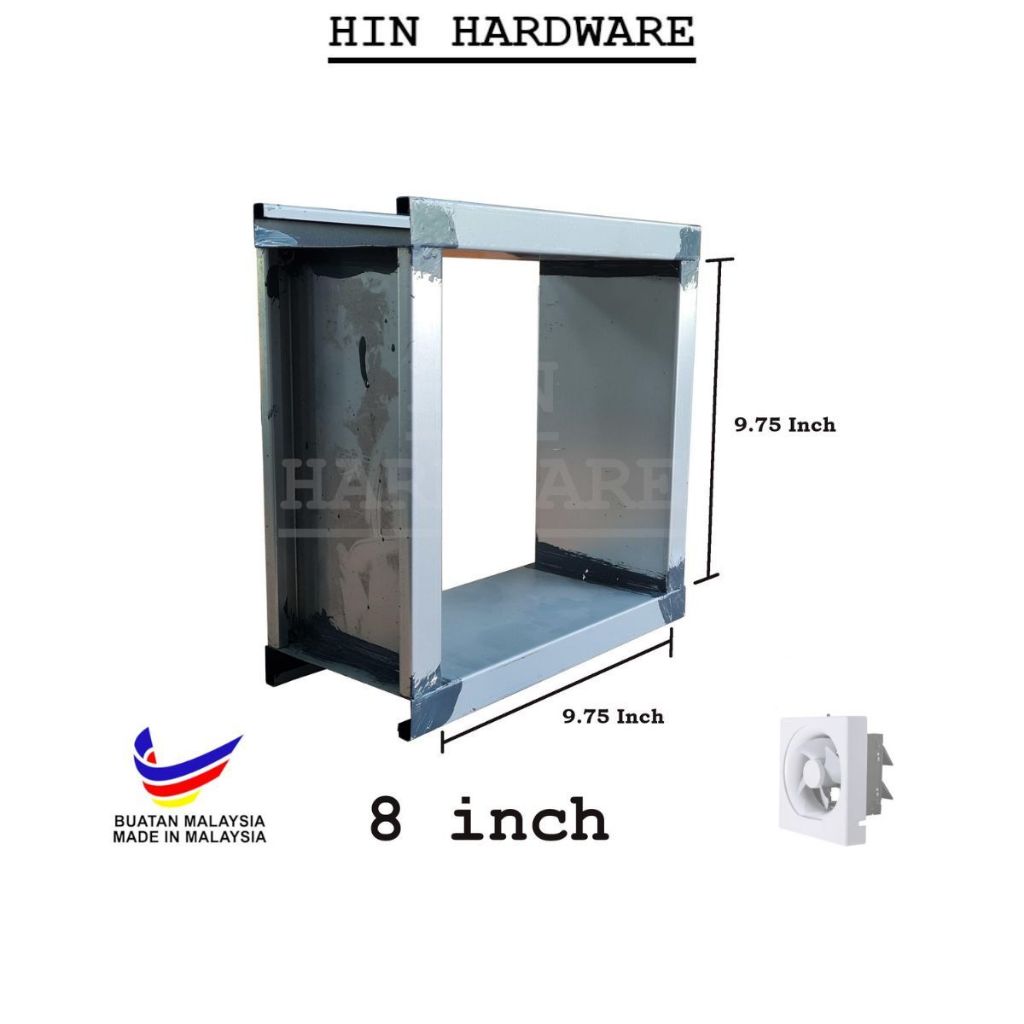 HIN Exhaust Fan Frame 8 inch 10 inch 12 inch / Bingkai Frem Besi Kipas ...