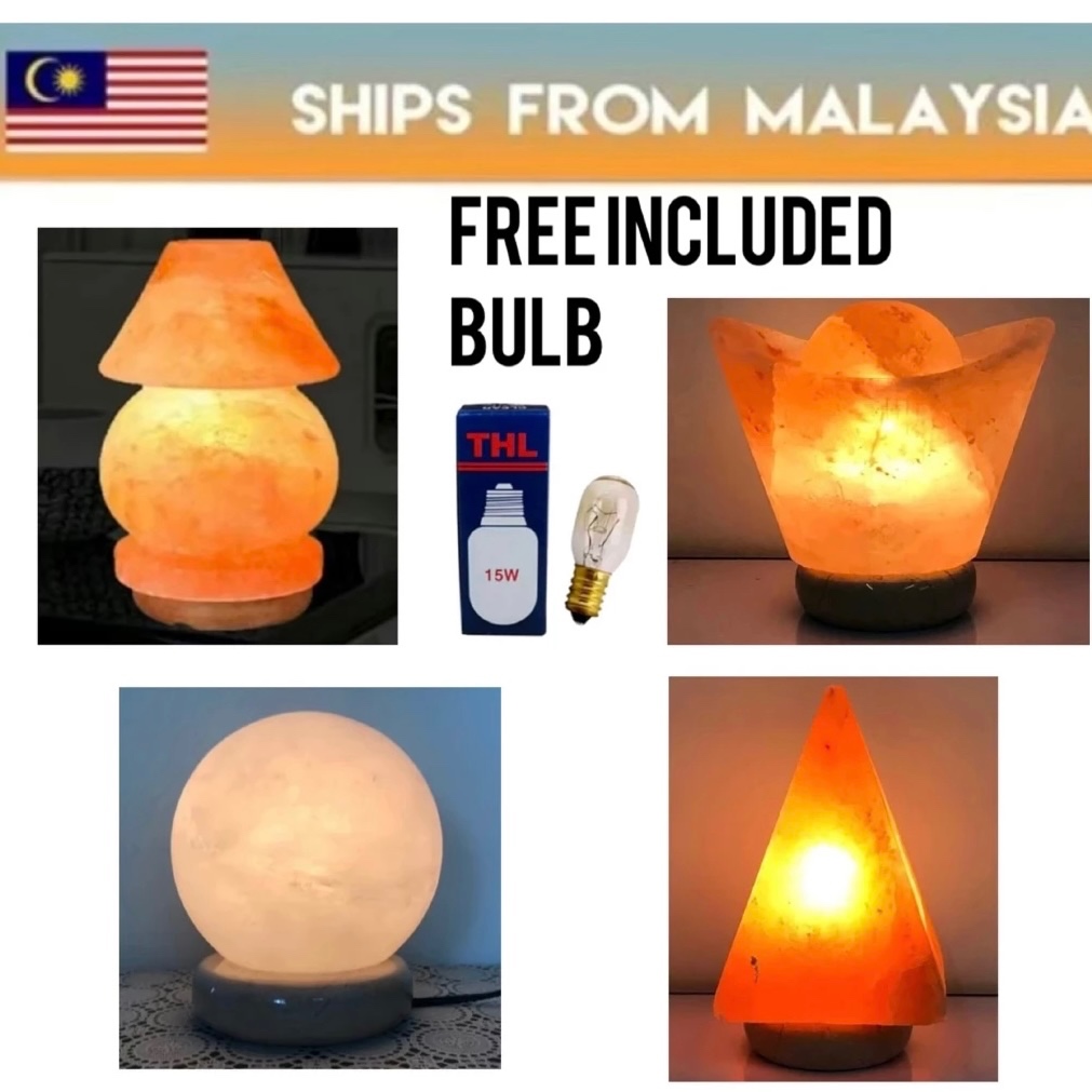 3KG+ CRAFTED HIMALAYAN ROCK SALT LAMPS (WITH DIMMER SWITCH) 3KG ...
