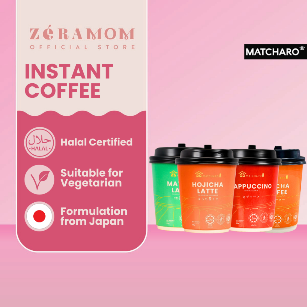 ZÉRA Mom - [HALAL] Matcharo Instant Matcha / Coffee Drinks (35g ...
