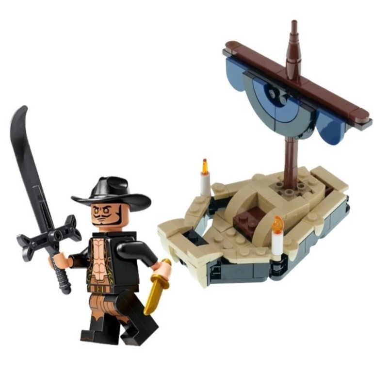 op017 Lego One Piece 75640 - Mihawk Minifigure with Ship & Sword - New ...