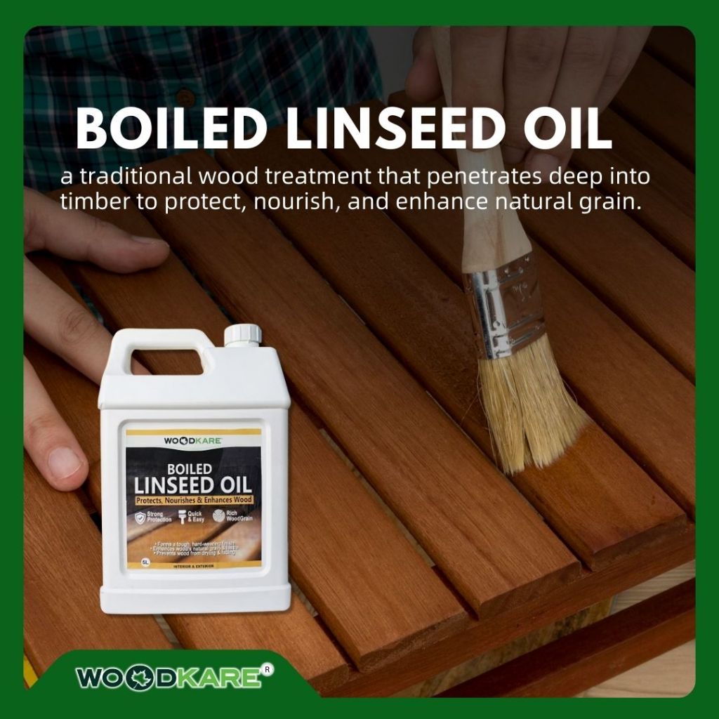 Woodkare Boiled Linseed Oil 5L | Shopee Malaysia