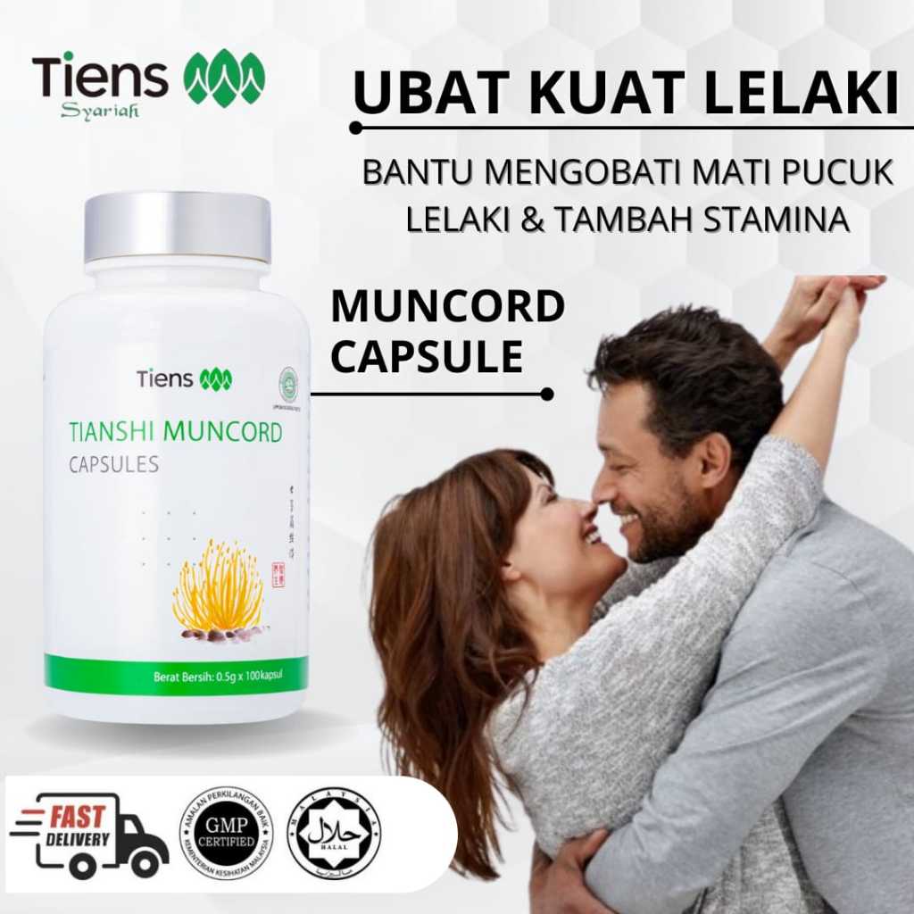 UBAT TAHAN LAMA LELAKI RAWAT MATI PUCUK SUPPLEMENT MUNCORD CAPSULE ...