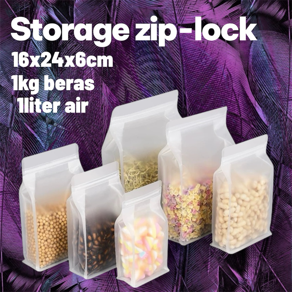 plastik kedap udara zip lock,menyimpan makanan 20pcs | Shopee Malaysia