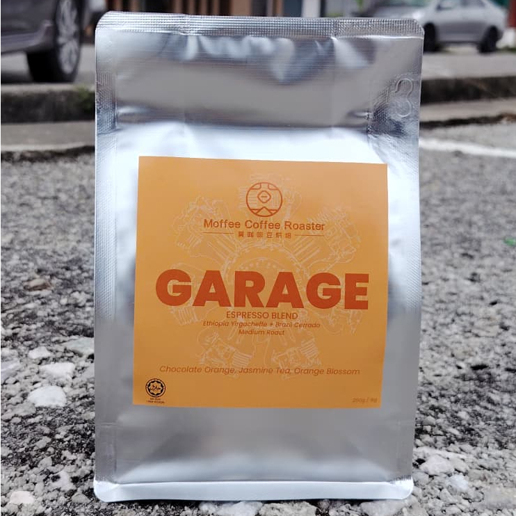 MOFFEE - Garage Espresso Blend - Medium (Roasted Arabica) [Biji Kopi ...