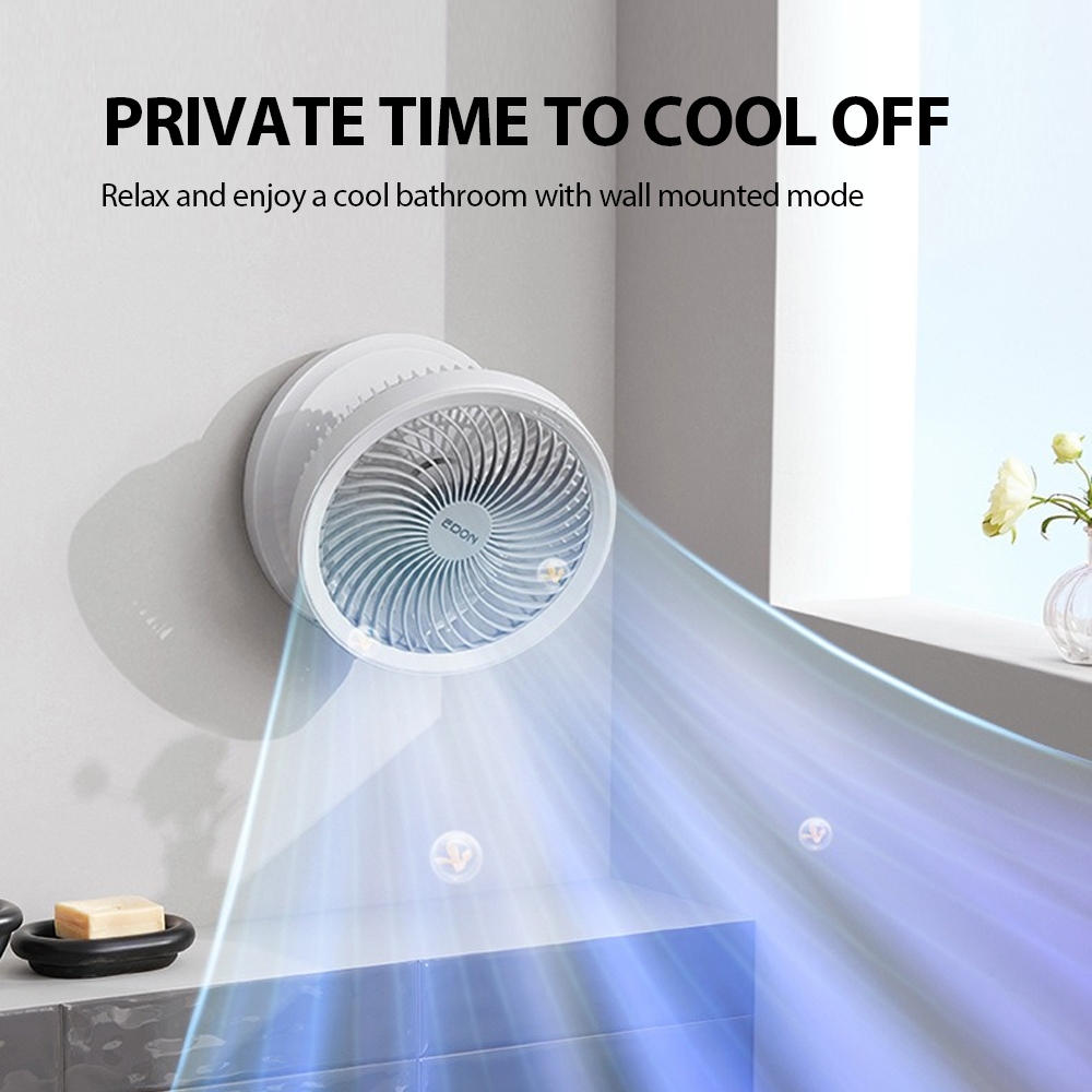 COD Suspended Air Recirculation Fan Desktop Fan Portable Folding USB ...