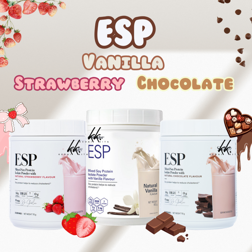 Shaklee ESP Mixed Soy Protein (Vanilla, Strawberry, Chocolate) New ...