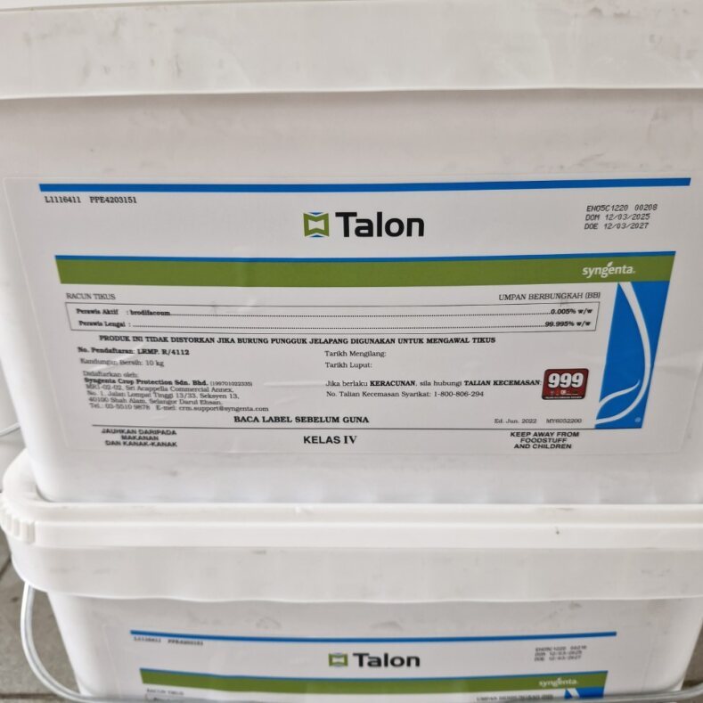 Talon Pellets Syngenta Racun Tikus Brodifacoum 50g 250g 500g 1kg ...