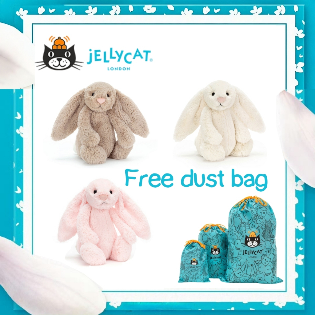 Jellycat Bunny 100% Original Jellycat Official Jellycat Official Doll ...