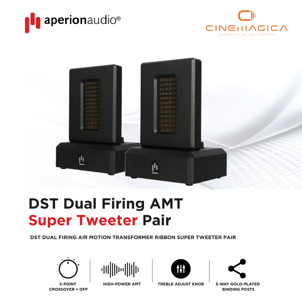Aperion Audio DST Dual Firing AMT Super Tweeter Pair | Speaker | HIFI ...